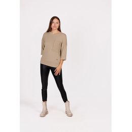 Key Largo Sweatshirt "Tilly" in Beige - 64% | Gr&ouml;&szlig;e XS | Damen-sweatshirts-jacken