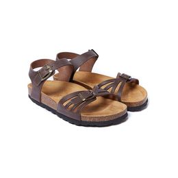 Mandel Leder-Sandalen in Braun - 57% | Gr&ouml;&szlig;e 36 | Damen-sandalen