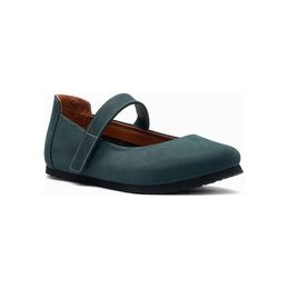 Comfortfusse Leder-Ballerinas in Dunkelblau - 60% | Gr&ouml;&szlig;e 38 | Damen-ballerinas