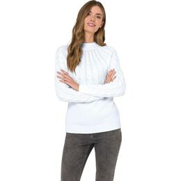Heine Pullover in Wei&szlig; - 72% | Gr&ouml;&szlig;e 46 | Damen-pullover-cardigans