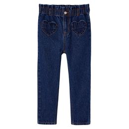 Vertbaudet Jeans - Mom fit - in Dunkelblau - 56% | Gr&ouml;&szlig;e 164 | Kinderjeans