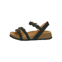 Think! Leder-Sandaletten "Koak" in Schwarz - 53% | Gr&ouml;&szlig;e 38 | Damen-sandalen