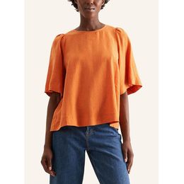 Seidensticker Leinen-Bluse in Orange - 59% | Gr&ouml;&szlig;e 38 | Damen-blusen