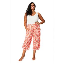 Aller Simplement Pumphose in Orange/ Wei&szlig; - 73% | Gr&ouml;&szlig;e 50/52 | Damenhosen