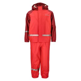 ZIGZAG 2tlg. Regenoutfit "Gilbo" in Rot - 66% | Gr&ouml;&szlig;e 98/104 | Kinder-outdoor-jacken