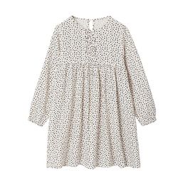 Vertbaudet Kleid in Creme/ Braun - 38% | Gr&ouml;&szlig;e 122 | Kinderkleider