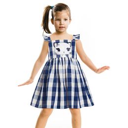 Denokids Kleid in Blau/ Wei&szlig; - 73% | Gr&ouml;&szlig;e 98 | Kinderkleider