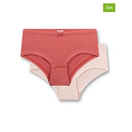 Sanetta 2er-Set: Pantys in Rot/ Beige - 37% | Gr&ouml;&szlig;e 128 | Kinder-waesche