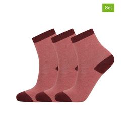 ZIGZAG 3er Set: Ski-/ Snowboardsocken "Lime" in Rosa - 49% | Gr&ouml;&szlig;e 25-28 | Kinder-socken-strumpfhosen