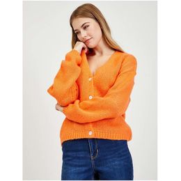 ORSAY Cardigan in Orange - 58% | Gr&ouml;&szlig;e S | Damen-pullover-cardigans
