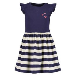 Blue Seven Kleid in Dunkelblau/ Wei&szlig; - 37% | Gr&ouml;&szlig;e 98 | Kinderkleider