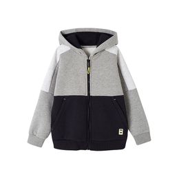 Vertbaudet Sweatjacke in Grau - 36% | Gr&ouml;&szlig;e 116 | Kinder-sweatshirts-jacken