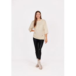 Key Largo Sweatshirt "Tilly" in Beige - 64% | Gr&ouml;&szlig;e XL | Damen-sweatshirts-jacken