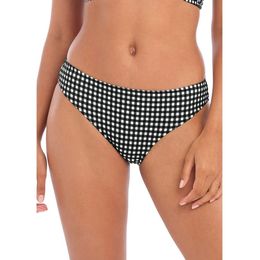 Freya Bikini-Hose "Check In" in Schwarz/ Wei&szlig; - 58% | Gr&ouml;&szlig;e M | Damen-bademode
