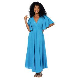 Aller Simplement Kleid in Blau - 72% | Gr&ouml;&szlig;e 34-40 | Damen-kleider