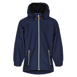 HULABALU Softshelljacke "Zulu" in Dunkelblau - 49% | Gr&ouml;&szlig;e 98/104 | Kinder-outdoor-jacken