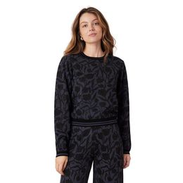 Scotch & Soda Scotch & Soda Pullover in Dunkelblau/ Schwarz - 58% | Gr&ouml;&szlig;e M | Damen-pullover-cardigans