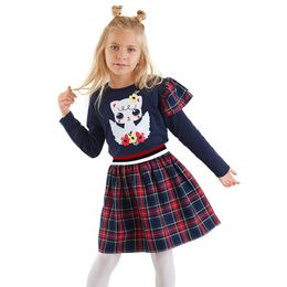 Denokids Kleid "Cat Wings" in Dunkelblau - 69% | Gr&ouml;&szlig;e 92 | Kinderkleider