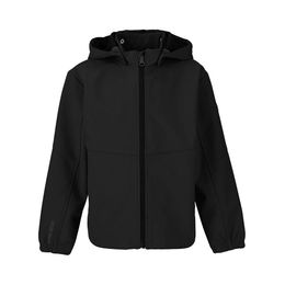 ZIGZAG Softshelljacke "Troy W-PRO 8000" in Schwarz - 53% | Gr&ouml;&szlig;e 104 | Kinder-outdoor-jacken