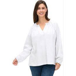 WITT WEIDEN Bluse in Wei&szlig; - 68% | Gr&ouml;&szlig;e 42 | Damen-blusen