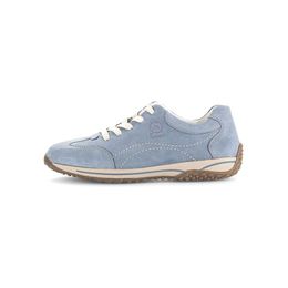 Gabor Leder-Sneakers in Hellblau - 59% | Gr&ouml;&szlig;e 37 | Damen-sneakers