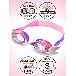 Denokids Schwimmbrille "Mermaid" in Rosa/ Lila - 63% | Kinder-austruestung-accessoires