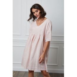 Fleur de Lin Leinen-Kleid "Etsy" in Rosa - 73% | Gr&ouml;&szlig;e XL | Damen-kleider