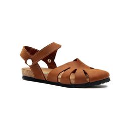 Comfortfusse Leder-Sandalen in Braun - 61% | Gr&ouml;&szlig;e 42 | Damen-sandalen