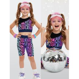 Denokids 2tlg. Trainingsoutfit in Bunt - 60% | Gr&ouml;&szlig;e 134 | Funktionsshirts-kinder