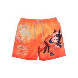 Dragon Ball Badeshorts "Dragon Ball" in Orange - 37% | Gr&ouml;&szlig;e 140 | Kinder-bademode