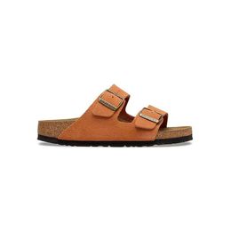 Birkenstock Leder-Pantoletten "Arizona" in Orange - 22% | Gr&ouml;&szlig;e 37 | Damen-pantoletten