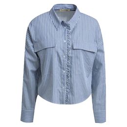 Smith & Soul Smith & Soul Bluse in Blau/ Wei&szlig; - 64% | Gr&ouml;&szlig;e S | Damen-blusen