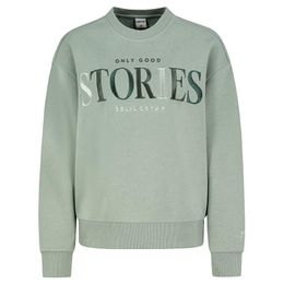 Sublevel Sweatshirt "Elsa" in Mint - 60% | Gr&ouml;&szlig;e S | Damen-sweatshirts-jacken