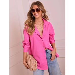Milan Kiss Bluse in Pink - 63% | Gr&ouml;&szlig;e XL | Damen-blusen