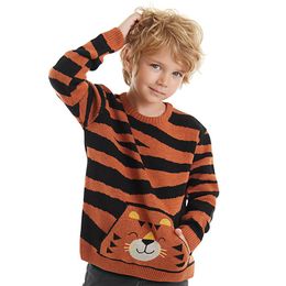 Denokids Pullover "Tiger" in Hellbraun - 70% | Gr&ouml;&szlig;e 92 | Kinder-pullover