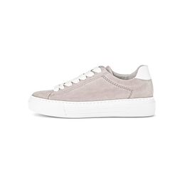 Gabor Leder-Sneakers in Beige - 59% | Gr&ouml;&szlig;e 37 | Damen-sneakers