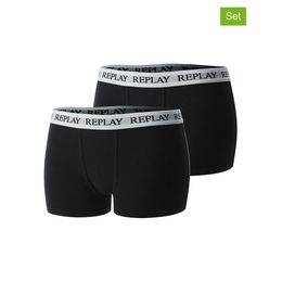 Anson Replay Underwear 2er-Set: Pantys in Schwarz - 50% | Gr&ouml;&szlig;e S | Damen-unterteile