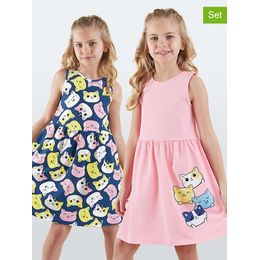 Denokids 2er-Set: Kleider in Rosa/ Bunt - 63% | Gr&ouml;&szlig;e 116 | Kinderkleider
