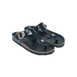 Mandel Zehentrenner in Schwarz - 60% | Gr&ouml;&szlig;e 36 | Damen-sandalen
