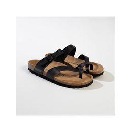 BACKSUN Zehentrenner in Schwarz - 62% | Gr&ouml;&szlig;e 42 | Damen-sandalen