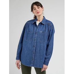 Lee Jeanshemd in Dunkelblau - 63% | Gr&ouml;&szlig;e M | Damen-blusen