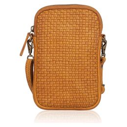 Bellicci Leder-Handytasche "Everly" in Senf - (B)22 x (H)29 x (T)9 cm - 53% | Damen-handytaschen