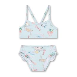 Sanetta Kidswear Bikini in Hellblau/ Bunt - 53% | Gr&ouml;&szlig;e 98 | Kinder-bademode