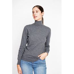 ASSUILI Rollkragenpullover in Anthrazit - 65% | Gr&ouml;&szlig;e 40 | Damen-pullover-cardigans
