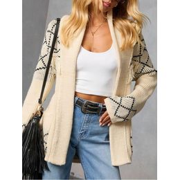 Milan Kiss Cardigan in Beige - 70% | Gr&ouml;&szlig;e L | Damen-pullover-cardigans