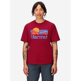 Marmot Shirt "Coastal" in Rot - 37% | Gr&ouml;&szlig;e M | Damen-tops