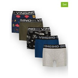 Vingino 5er-Set: Boxershorts in Bunt - 55% | Gr&ouml;&szlig;e 110/116 | Kinder-waesche