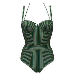 Marlies Dekkers Badeanzug "Holi Vintage" in Gr&uuml;n - 62% | Gr&ouml;&szlig;e 80C | Damen-bademode