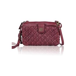 Bellicci Leder-Handytasche "Portia" in Beere - (B)19 x (H)11,5 x (T)3 cm - 53% | Damen-handytaschen