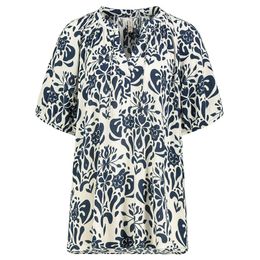 Eight2Nine Bluse in Wei&szlig;/ Dunkelblau - 28% | Gr&ouml;&szlig;e M | Damen-blusen